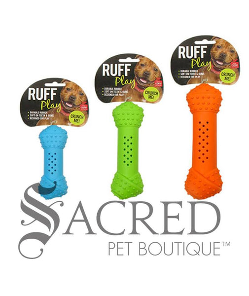 Crunchy Knot Bone crackle dog toy – Sacred Pet Boutique